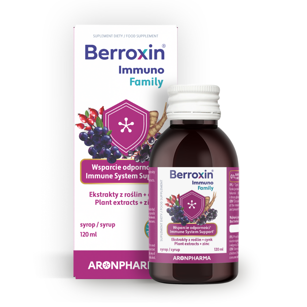 Berroxin® Immuno Family: syrop na odporność => sklep.aronpharma.pl